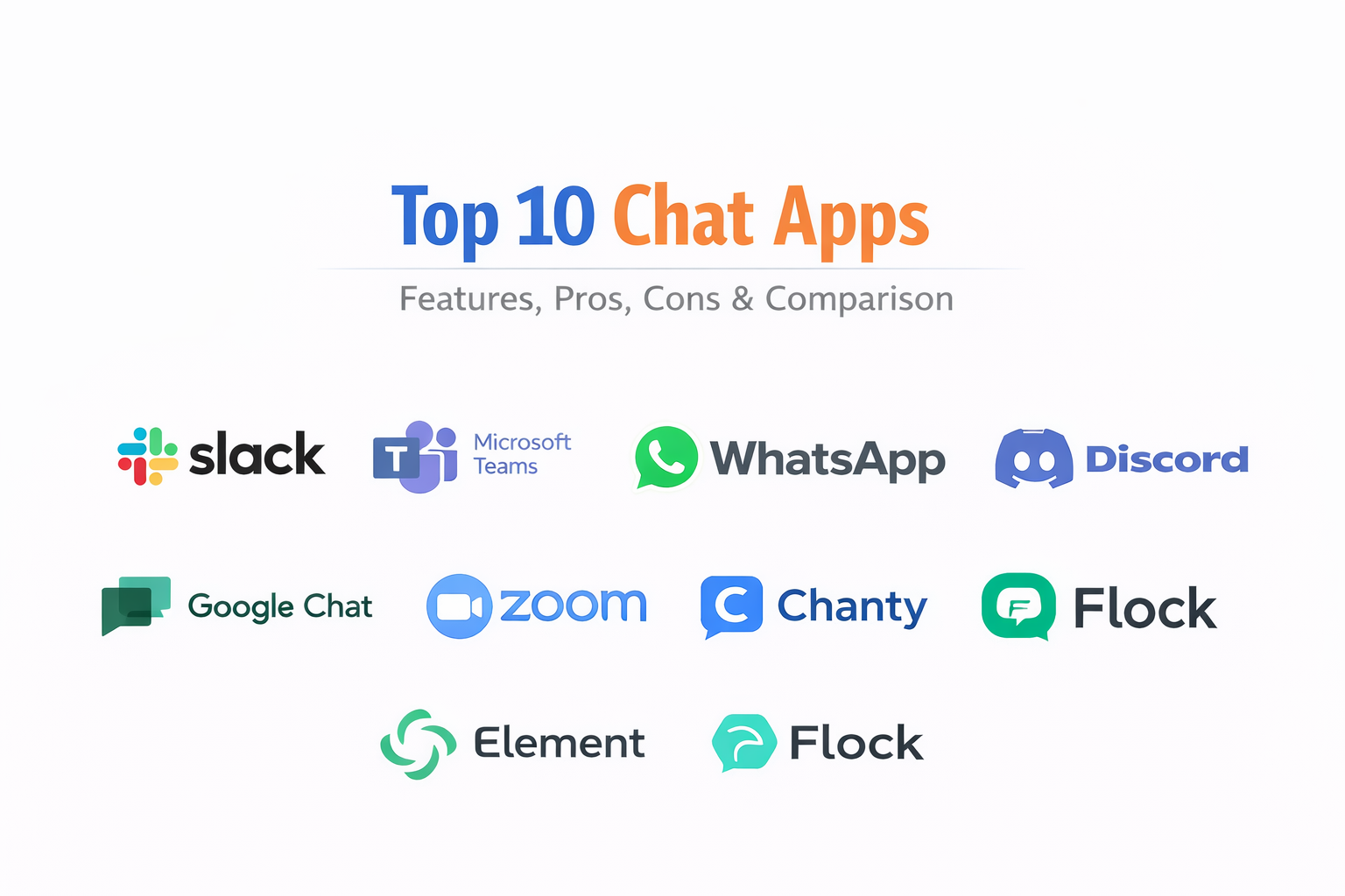 Top 10 Chat Apps: Features, Pros, Cons & Comparison – Holiday Landmark