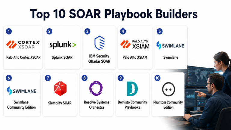 Top 10 SOAR Playbook Builders: Features, Pros, Cons & Comparison ...